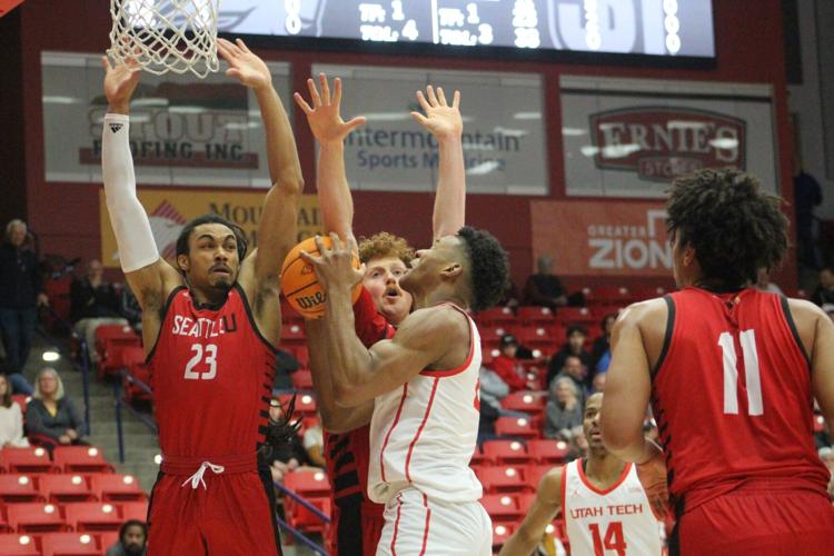 Utah Tech men’s basketball: Trailblazers rout Redhawks, chase Lopes in ...