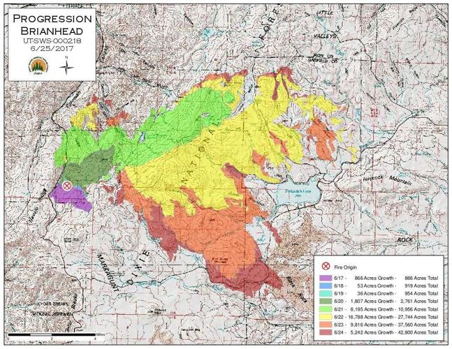 Weather conditions help to slow Brian Head fire growth | Local News ...