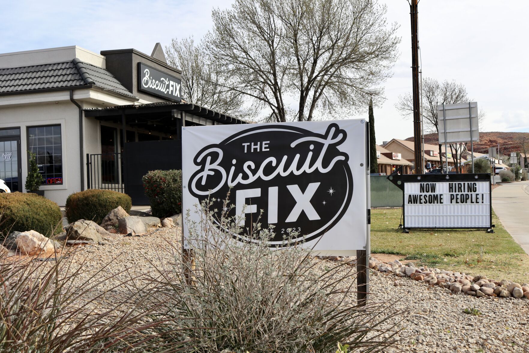 St. George biscuit bus opens brick-and-mortar café on Sunset Boulevard ...