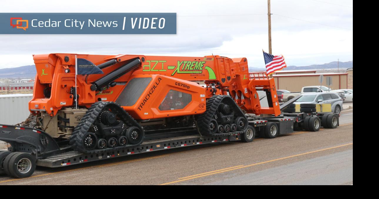 Massive forklift ‘Trackzilla’ leads Iron County’s 1st Construction ...