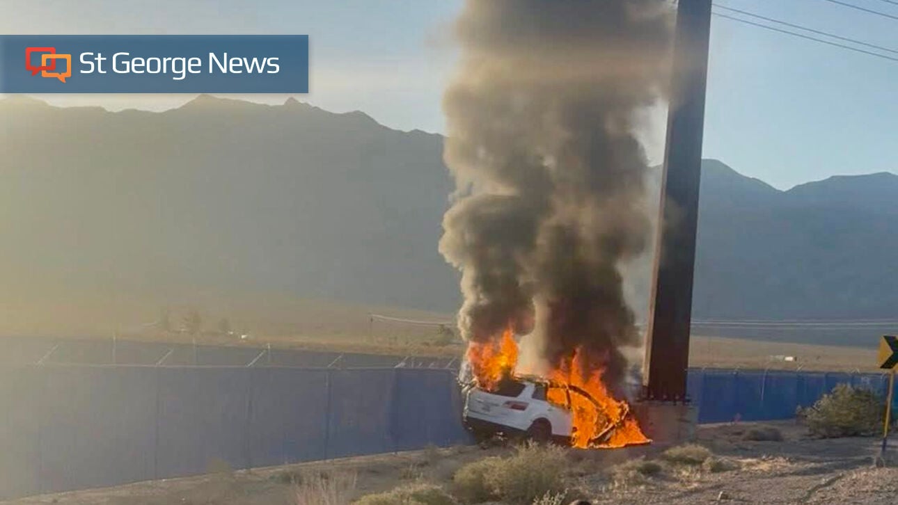 Rollover sparks vehicle fire near Beaver Dam; driver airlifted with ...