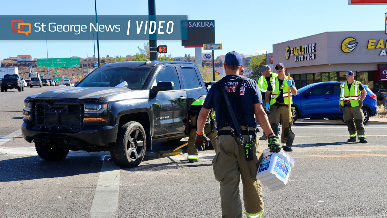 Police: 3-car crash on St. George Boulevard after driver fails to yield ...