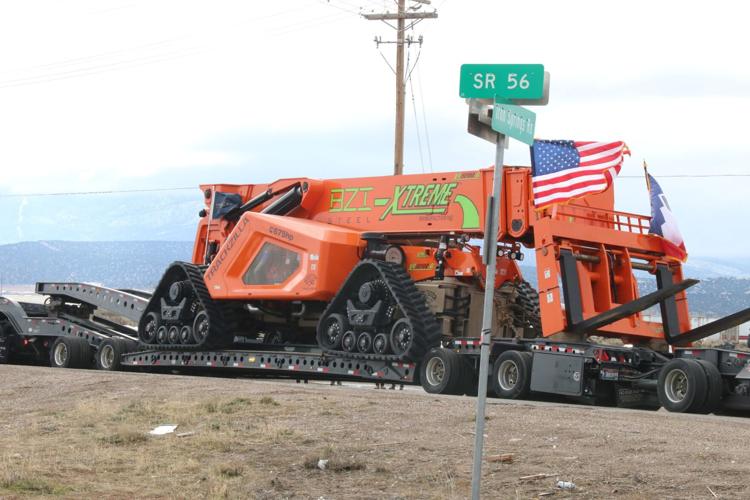 Massive forklift ‘Trackzilla’ leads Iron County’s 1st Construction ...