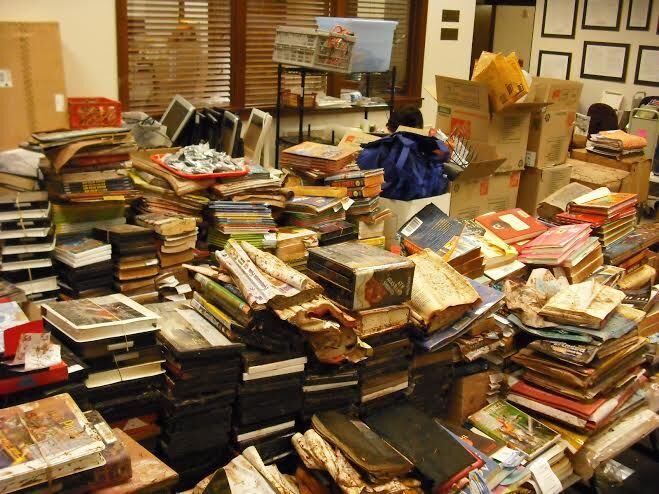 St. George Library floods for 3rd time after heavy rains | Life ...