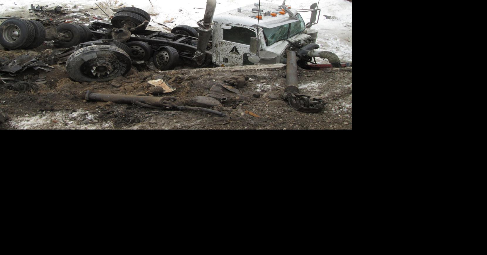 Man dies in semi vs dump truck T-bone collision | Local News ...