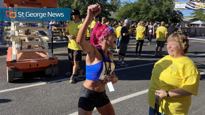 St. George runner Ashley Paulson breaks world record in 100-mile ...