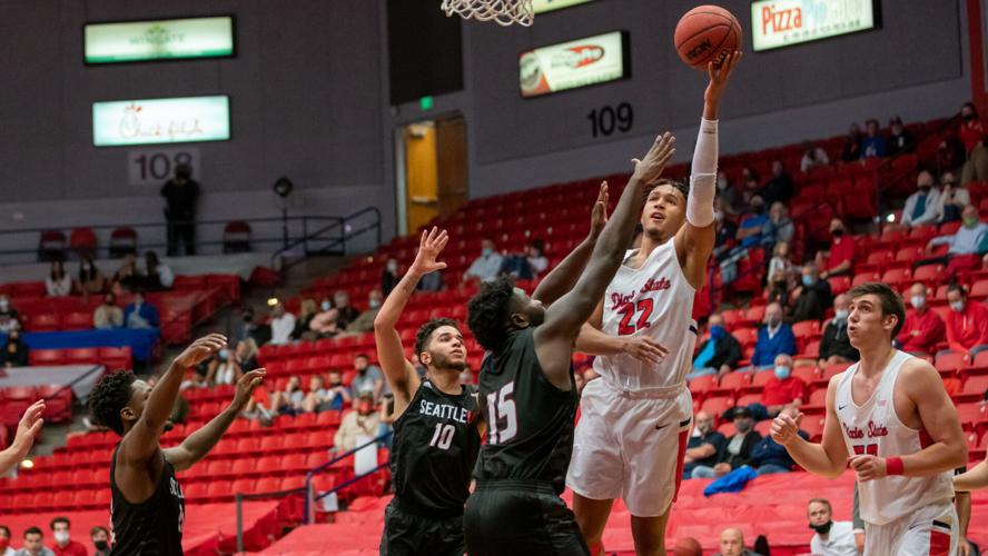Dixie State men’s basketball secures first home WAC win in squeaker ...
