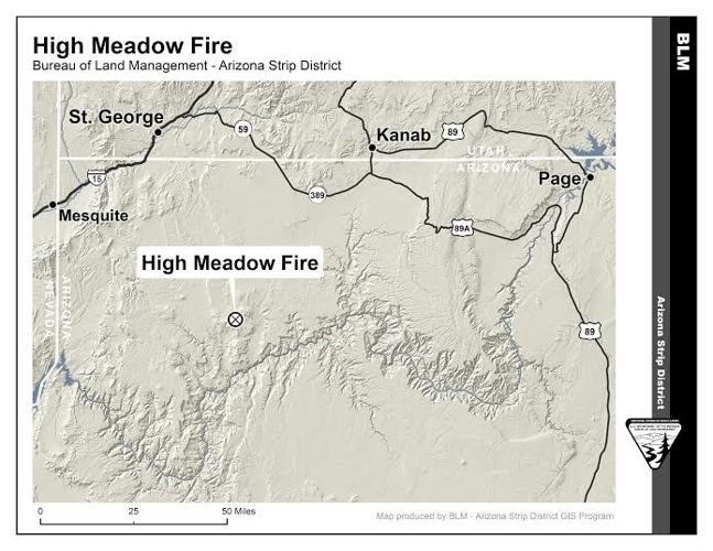 Rains diminish High Meadow Fire on Arizona Strip | Local News ...
