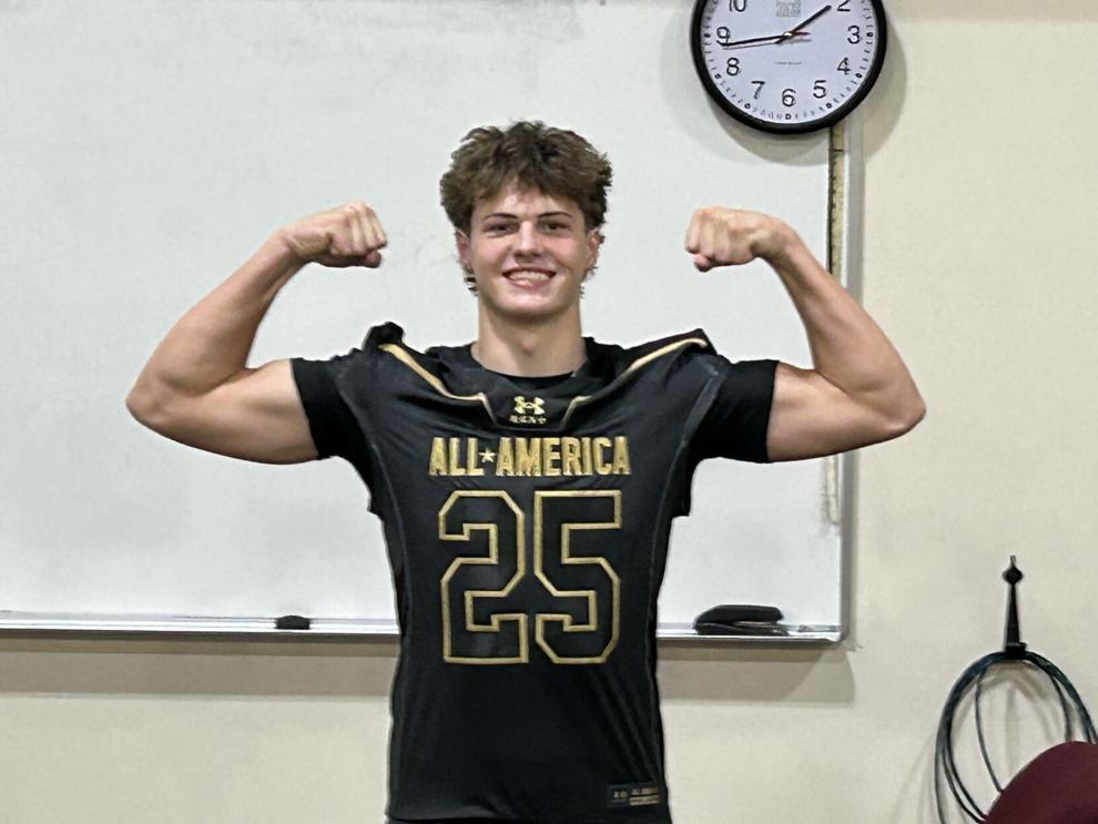 Pine View tight end Brock Harris, No. 1 football recruit in Utah ...