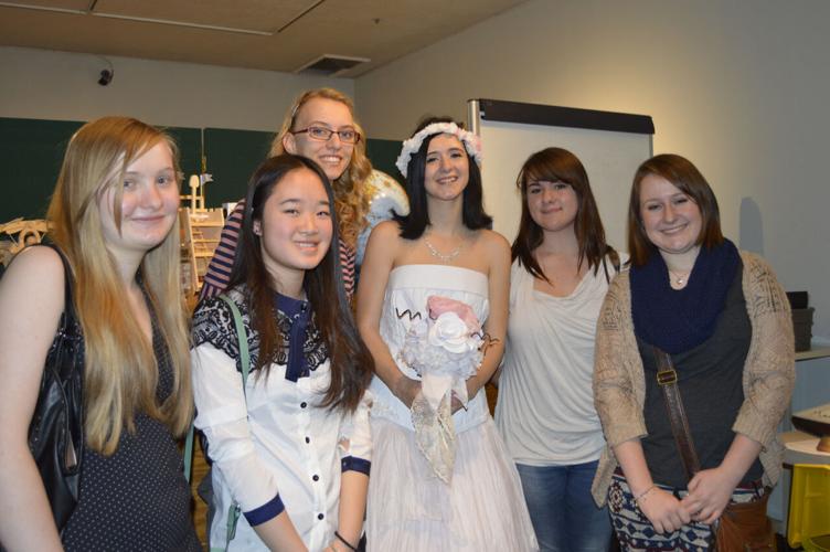 Dixie dolls turn out in paper for museum’s wedding dress competition ...