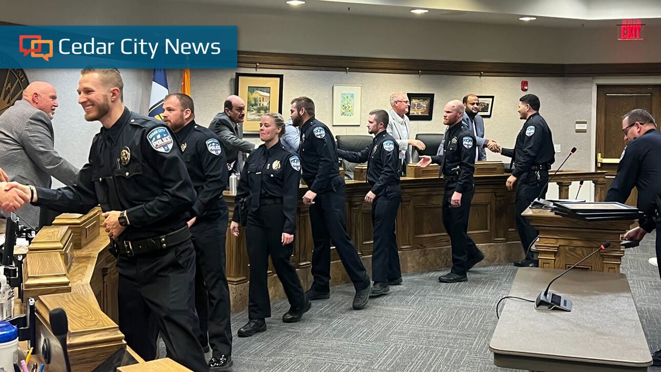 Cedar City Police Department honors officers for 'heroic' efforts to ...