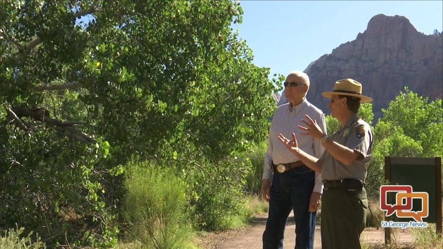 Hatch visits Zion, discusses public lands, tourism, new proposed Utah ...