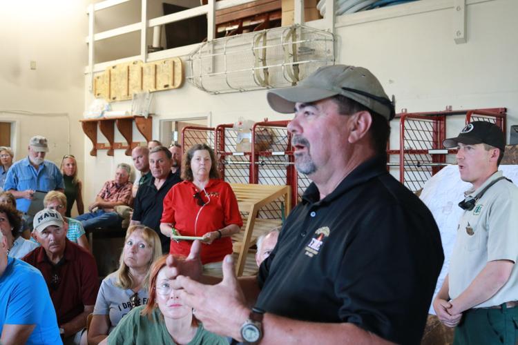 West Valley Fire officials update New Harmony residents on fire status ...