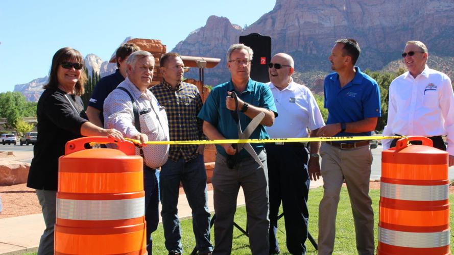 Springdale, UDOT officials celebrate completion of SR-9 reconstruction ...
