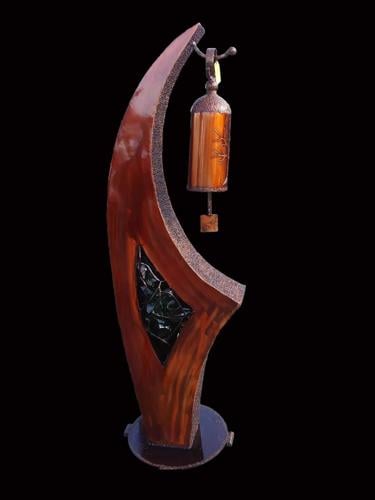 Good chimes: This artist crafts sculptures featuring ringable bells and ...