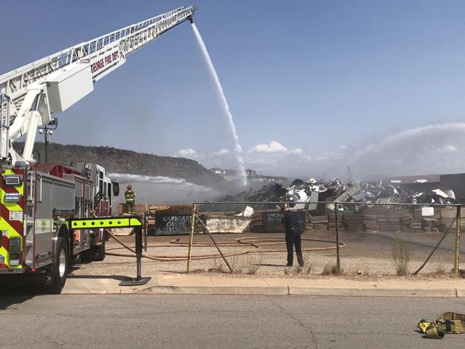UPDATED: Crews fight blaze at site of frequent fires in St. George ...