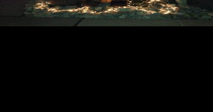 Caught on camera: Christmas vandal slashes blow-up ornaments, beheads ...