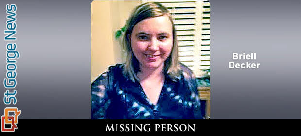 MISSING: 29-year-old Briell Decker | Local News | stgeorgeutah.com