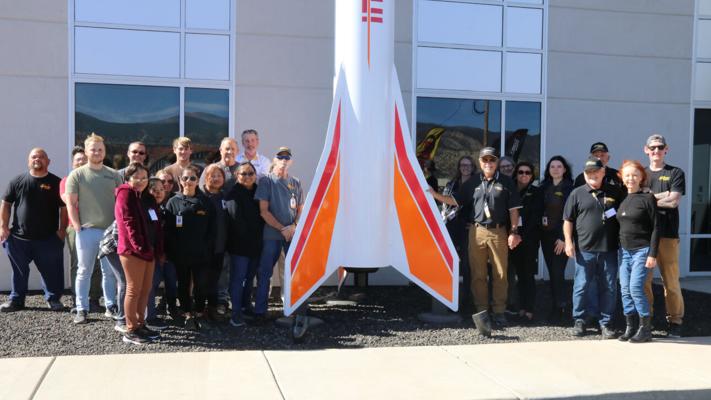 RCS celebrates legacy of propulsion with installation of 30-foot model ...