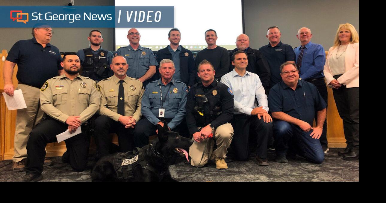 Hurricane City pays tribute to two patrolmen, a sheriff’s deputy and K ...