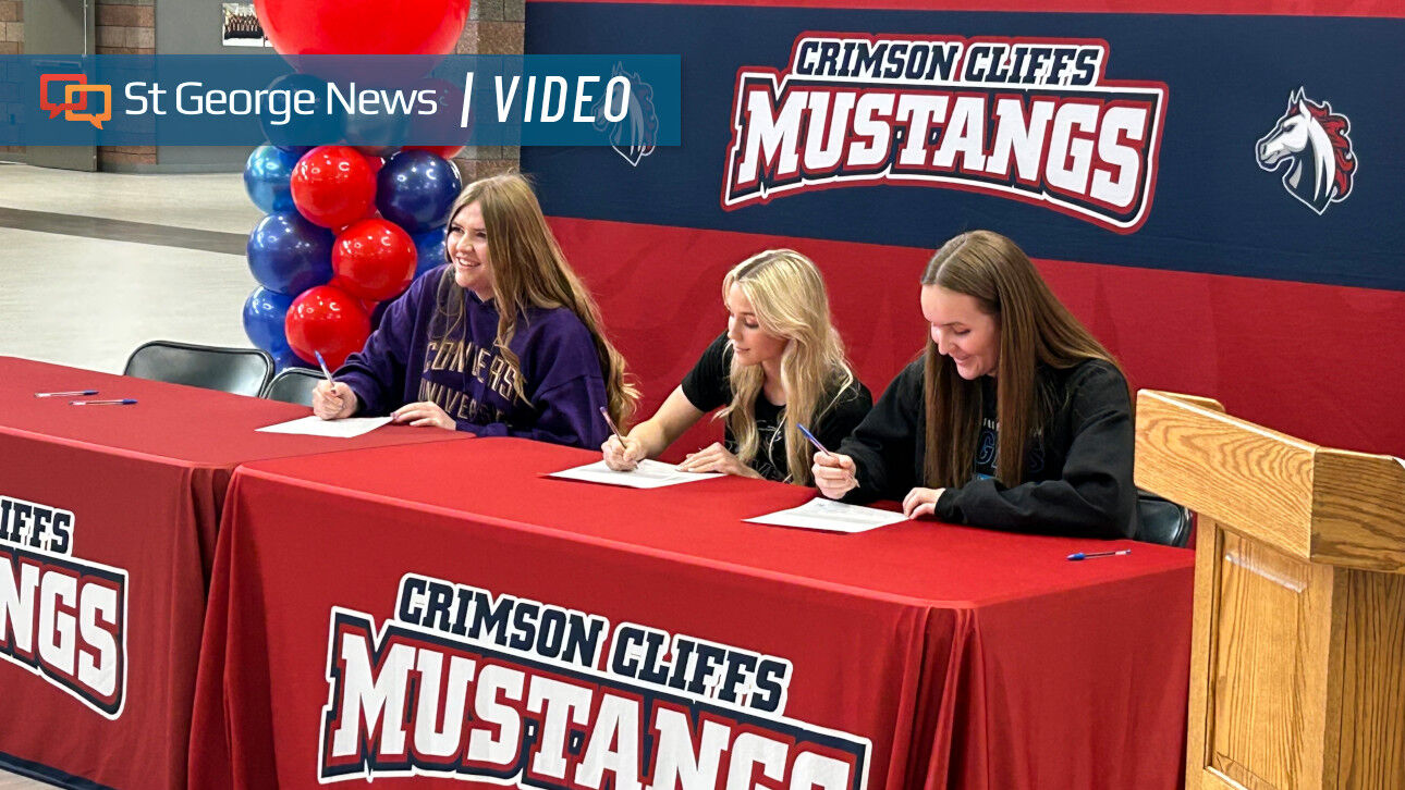'Blood, sweat and tears': 9 Crimson Cliffs Mustangs sign letters of ...