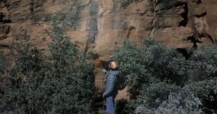 Drone helps rescuers retrieve hiker stranded on a ledge in Snow Canyon ...