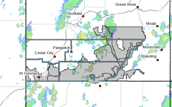 UPDATED: Flash flood advisory in effect for wide area of Southern Utah ...