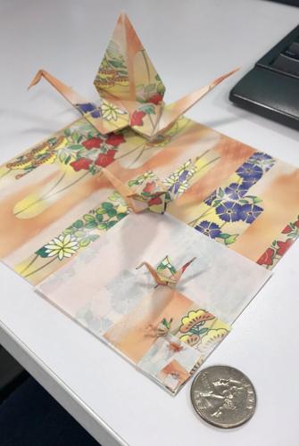 Check out these paper crane creations: This Hurricane artist turns ...