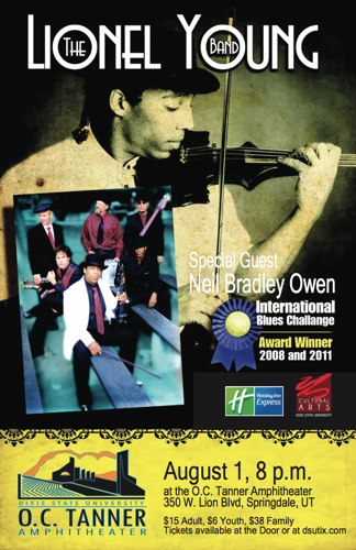 Lionel Young Band electrifies Tanner Amphitheater with blues; tickets ...