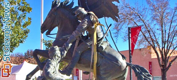 Dixie State, sculptor agree on future of ‘The Rebels’ statue | Arts ...