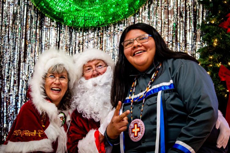 Santa arrives in his ‘desert sleigh’ at the Shivwits Reservation to ...