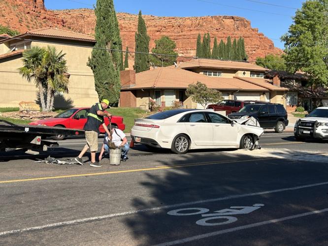 Two vehicles towed after failure to yield leads to collision in St ...