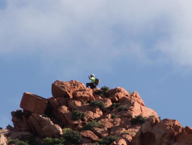 Trapped climber sleeps at edge of 600-foot cliff overnight | Local News ...