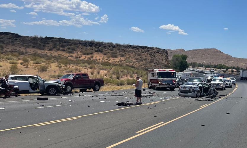 Man dies in 3-vehicle crash on road into Hurricane; wrong-way driver ...