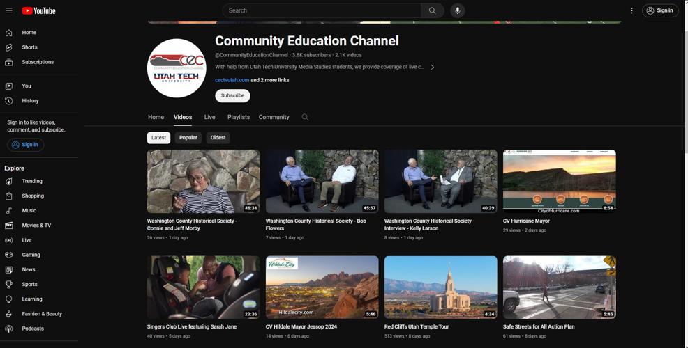 St. George Community Education Channel faces 2025 shutdown due to ...