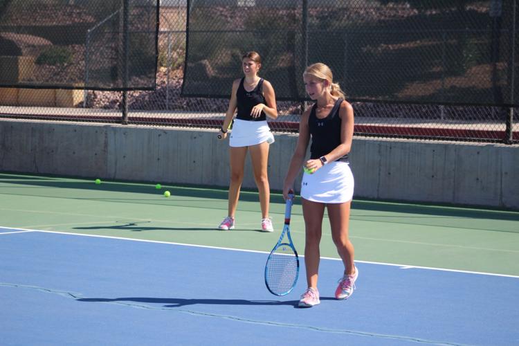 Region 10 girls tennis: Crimson Cliffs prevails in hot matchup at ...