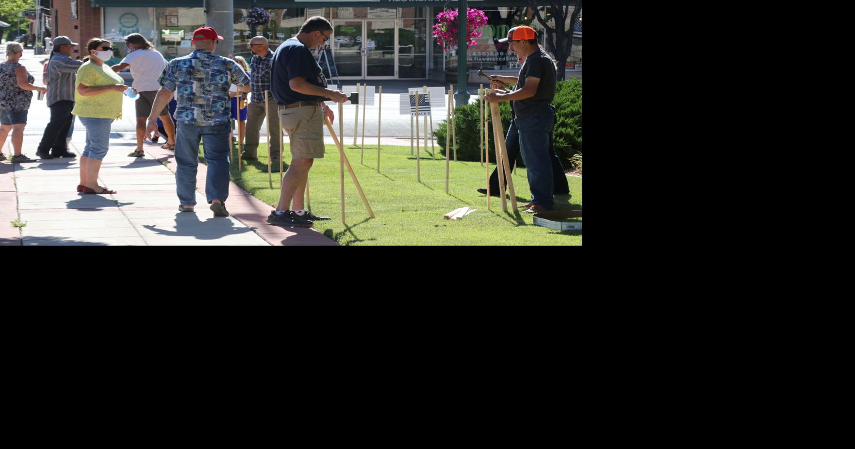 ‘We are grateful for their sacrifice’: ‘Back the Blue’ protest attracts ...