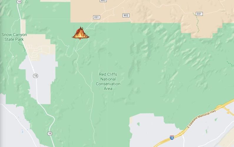 Lava Ridge Fire contained at 348 acres | Flood And Fire | stgeorgeutah.com