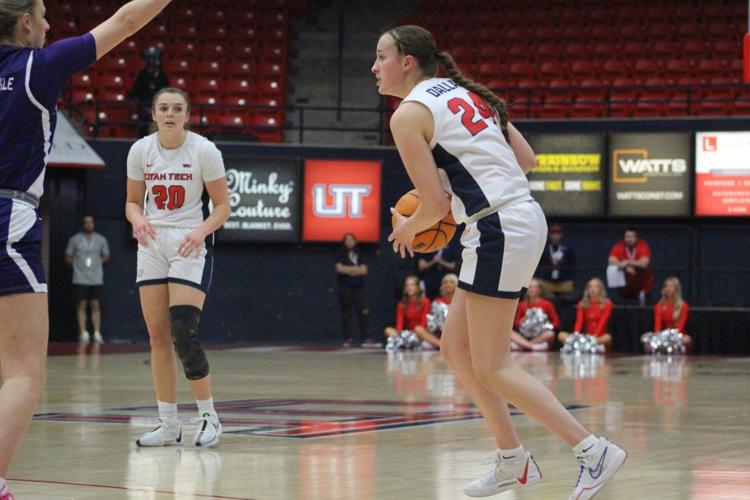 Utah Tech basketball: Women honor seniors with win; men have playoff ...