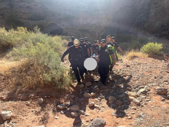 Teen transported to hospital after falling off trail in Hurricane ...