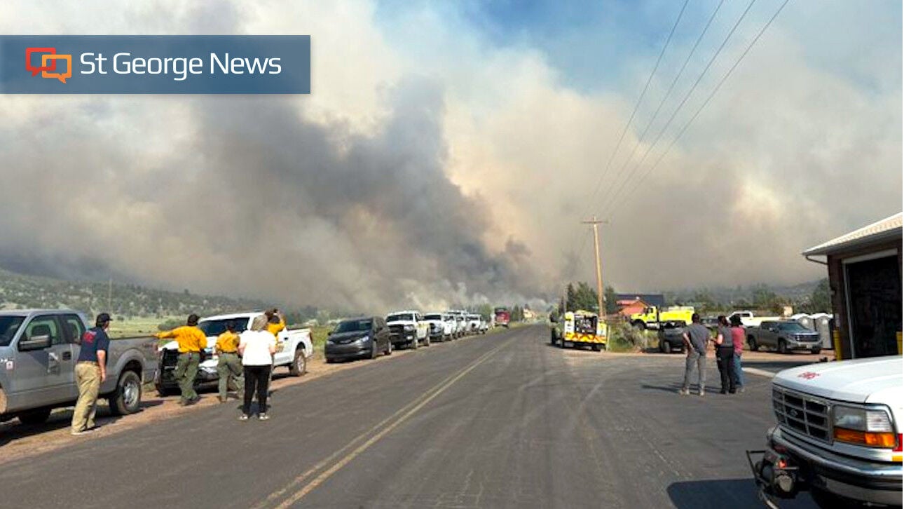 Wind drives fire in Pine Valley; Pinto and Grass Valley residents ...