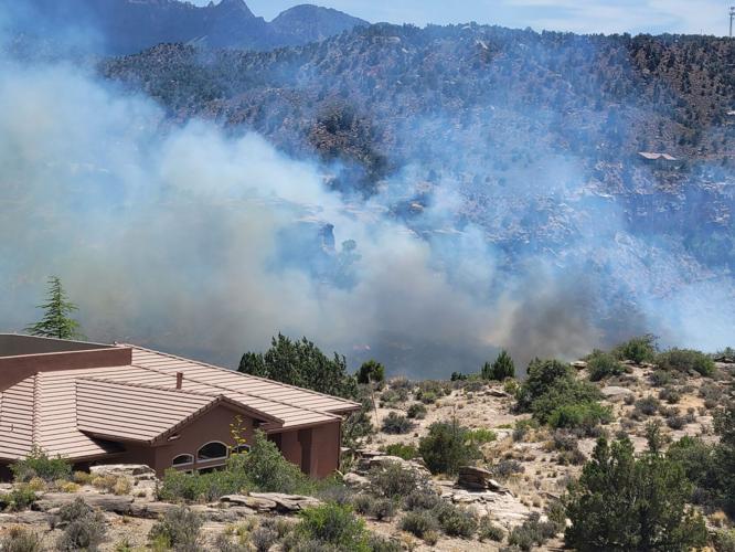 UPDATED: Brush fire near Rockville shuts down SR-9 west of Zion ...