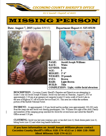 5 days missing: Search continues for 5-year-old Jerold; family asks for ...