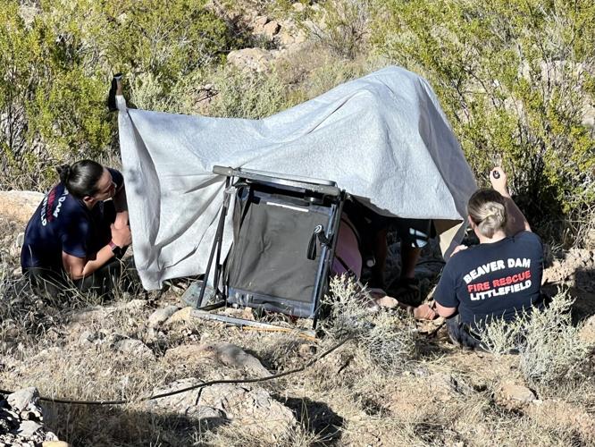 Treacherous terrain: Woman taken to hospital after being rescued near ...