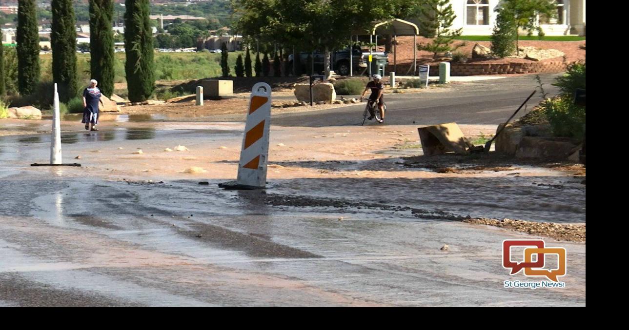 Water line break turns part of Vermillion Ave into stream | News ...