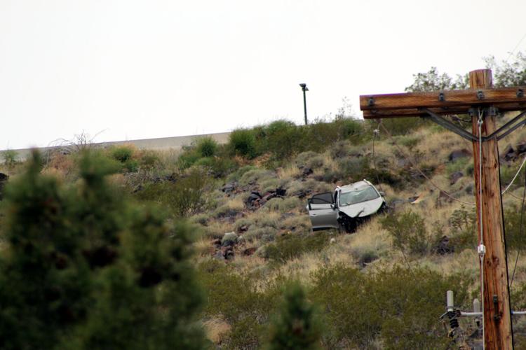 Car sails over cliff near Tech Ridge in St. George; recovery team ...