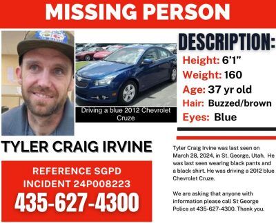 UPDATED: Missing St. George man found dead at residence | Local News ...