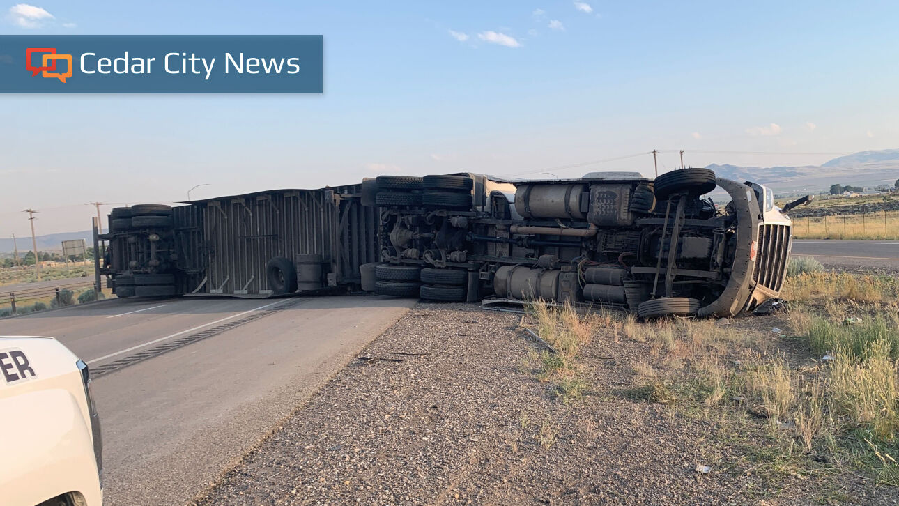 Utah Highway Patrol: Semi tips over on I-15 in Beaver, prompting ...