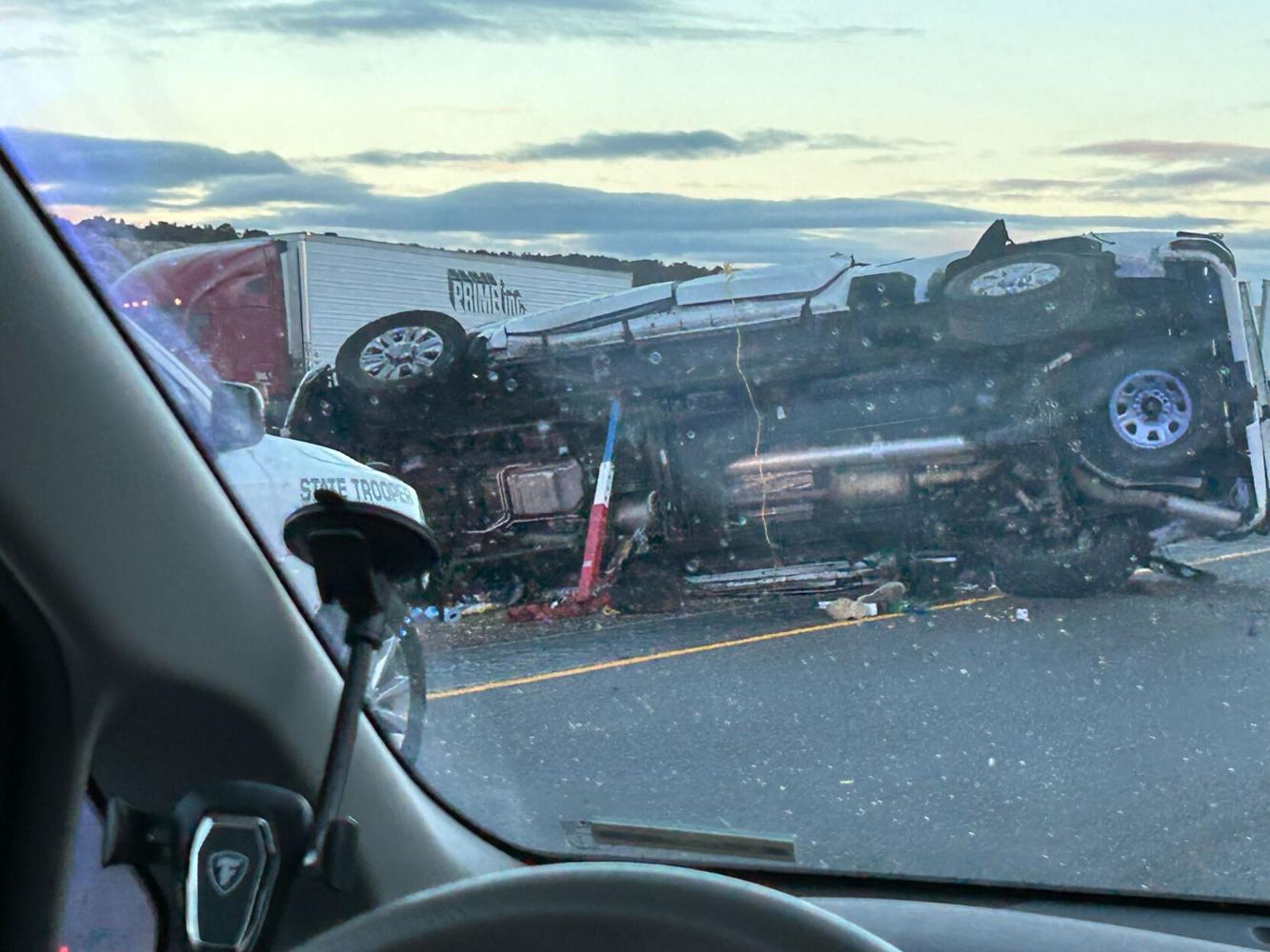 UHP: Semi collides with pickup truck on I-15 in Southern Utah, injuring ...