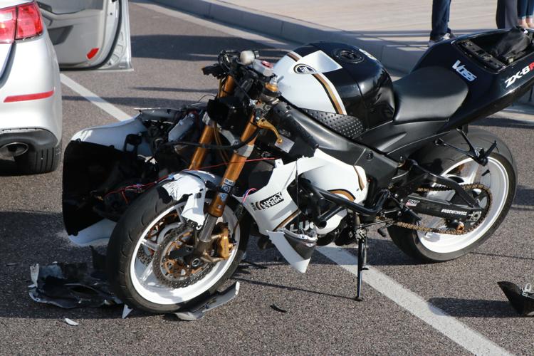 Motorcyclist rear ends car on St. George Boulevard | Local News ...